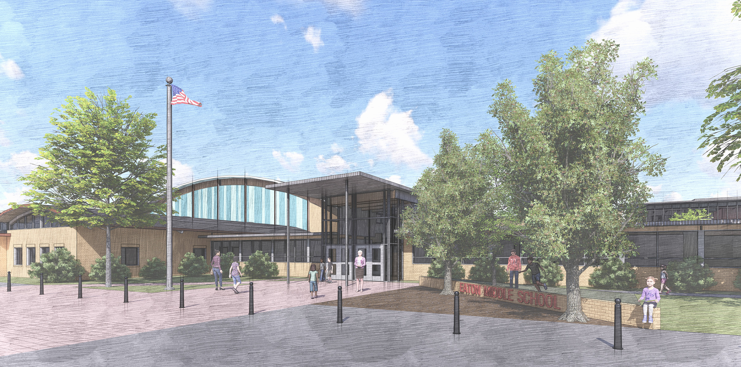 New Eaton Middle School (On the Boards) - RB+B Architects
