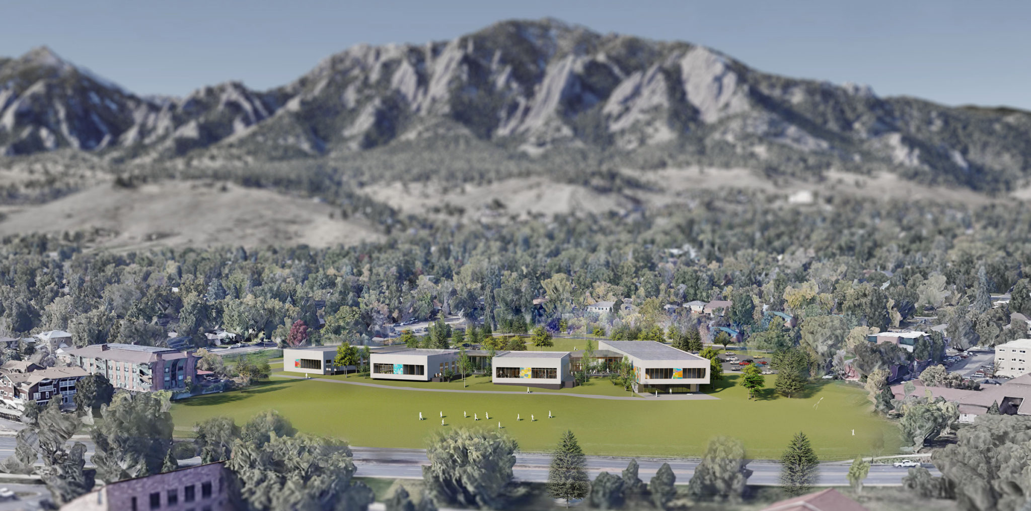 Design Competition: New Vista High School - RB+B Architects