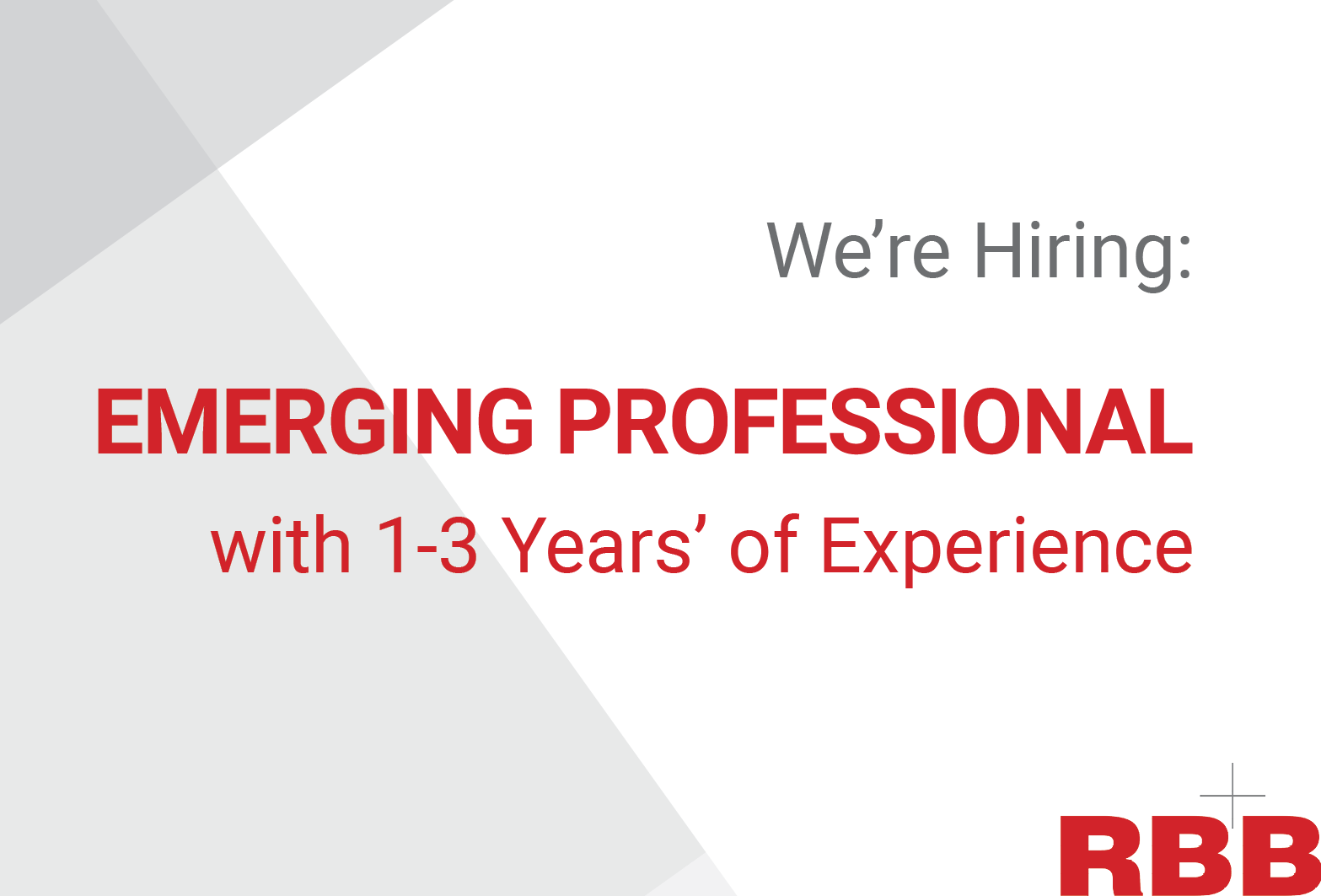 Emerging Professional - RB+B Architects